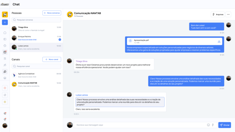 NAMTAB – Software de Gestão de Agências