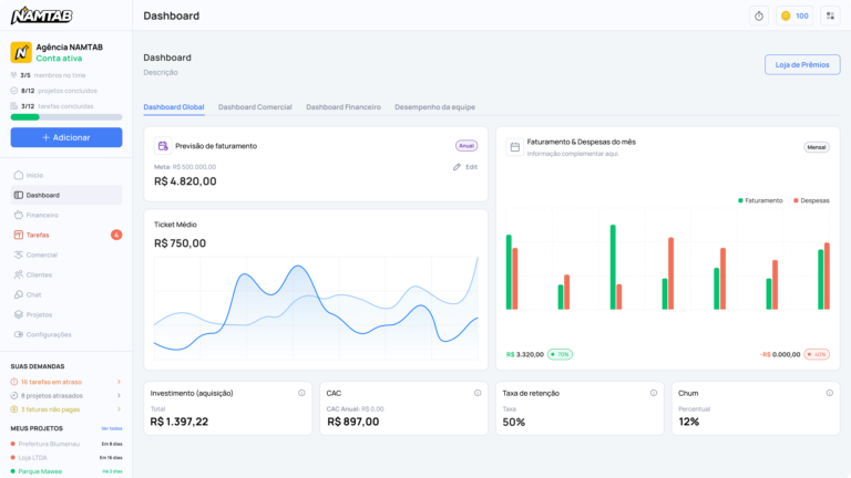 NAMTAB – Software de Gestão de Agências